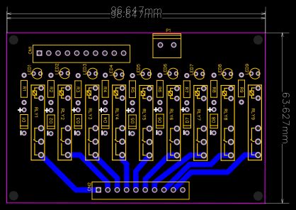 SSR Relay Board EasyEDA Open Source Hardware Lab
