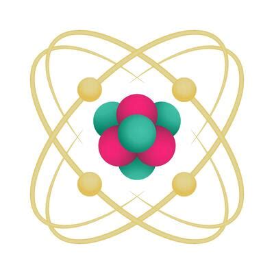 Atomic Structure Model Vector Art Icons And Graphics For Free Download