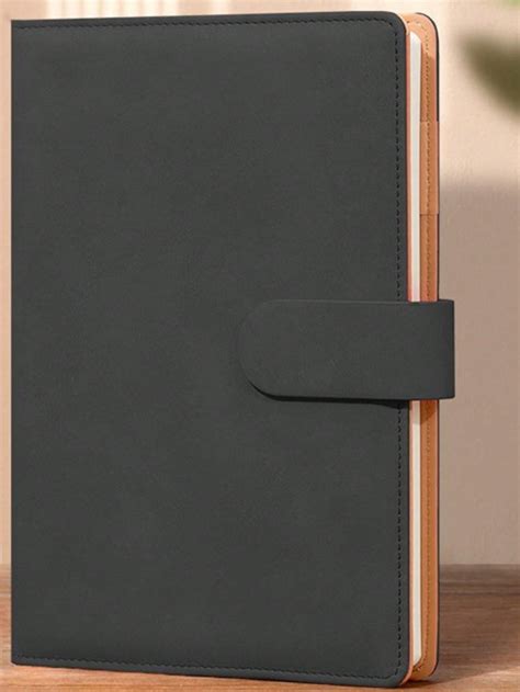 Pc A Clasp Notebook Practical Business Meeting Notebook Office Record Book Babe Faux