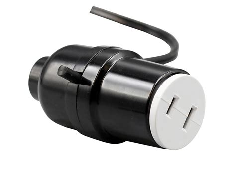 Polarized E26 Base Light Bulb Socket Plug Convert Any E26 Socket Into