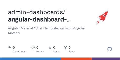 Github Admin Dashboardsangular Dashboard Material Admin Angular Material Admin Template