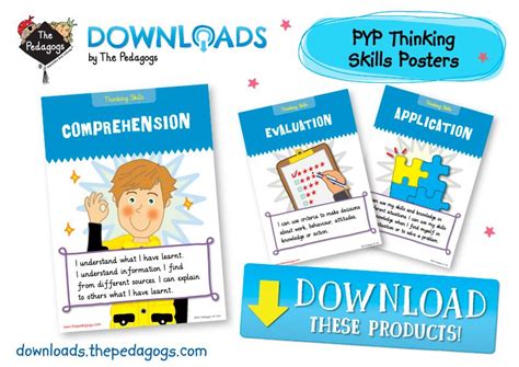 PYP Skilful Week Today We Have The PYP Thinking Skills Posters For You Set Of
