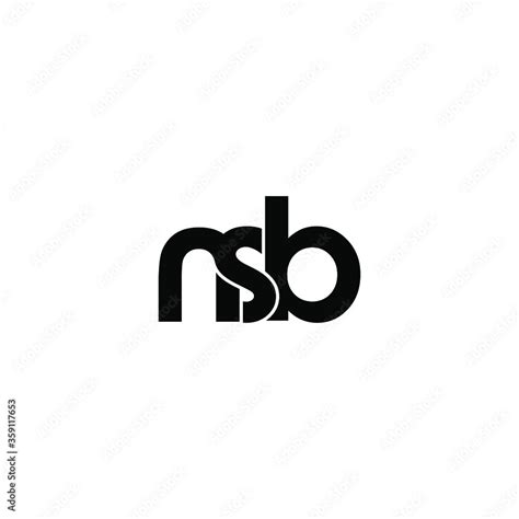 Nsb Letter Original Monogram Logo Design Stock Vector Adobe Stock