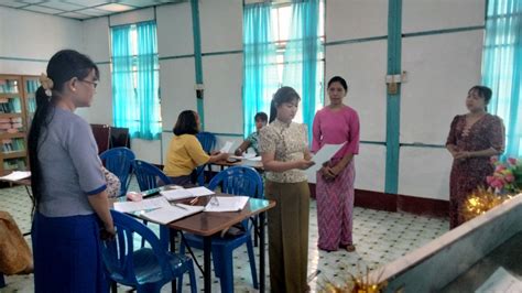 မော်လမြိုင်ခရိုင် လူထုအခြေပြုဗဟိုဌာနတွင် အခမ်းအနားမှူး သင်တန်းဖွင့်လှစ