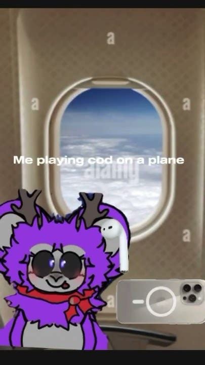 Playing Cod On A Plane Youtube