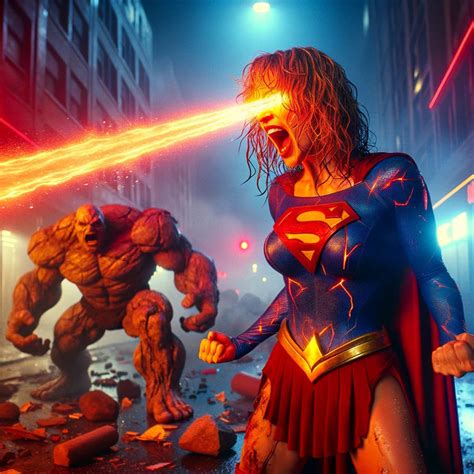 Supergirl Intense Heat Vision By Wbatson99 On Deviantart