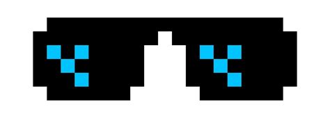 Pixel Glasses Meme Icon Glasses Thug Life Fashion 59838503 Vector Art