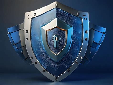 Premium Photo Digital And Cyber Security Data Protection Encryption Shield And Secure Network