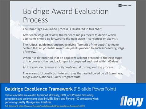 Ppt Baldrige Excellence Framework 115 Slide Ppt Powerpoint