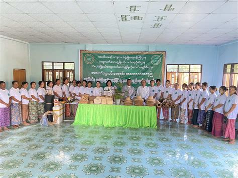 သဲကုန်းမြို့နယ်၌ အသက်မွေးဝမ်းကျောင်းအထောက်အကူပြု ဗေဒါပင်မှလူသုံးကုန်ပစ္စည်း ထုတ်လုပ်မှု သင်တန