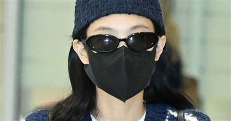 블랙핑크 제니 선글라스 쓴 젠득이 [포토엔hd]