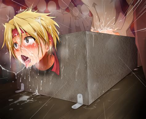 Rule 34 Ahe Gao Anal Audience Blonde Hair Blush Blushing Male Bondage