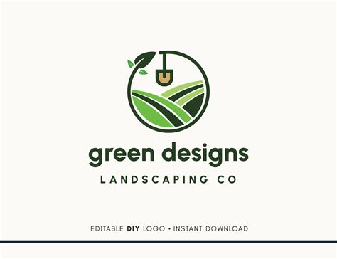 Vertical Landscaping Logos Landscaping Logo Maker Online Logo Maker