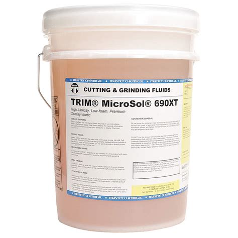 Trim Cutting And Grinding Fluids Ms690xt 5 Microsol 690xt Low Foam