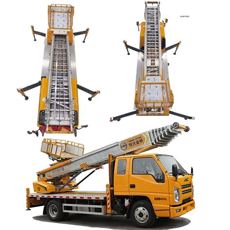 Moving Company Cleaning Company Loading Unloading Truck Mounted Ladder