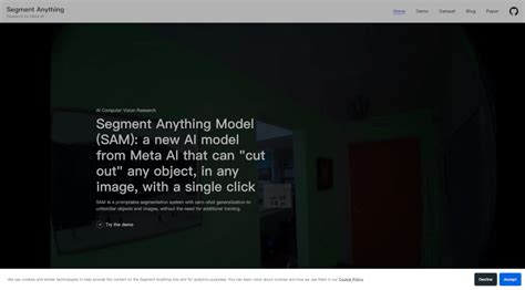 Segment Anything Model Sam Ai Powered Image Segmentation By Meta Ai Seektool Ai Directory