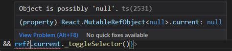 Typescript Error When Using Ref · Issue 240 · Renrizzoloreact Native