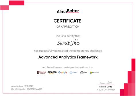 Sumit Jha On Linkedin I Am Thrilled To Share That I Have Successfully Cleared The Advanced
