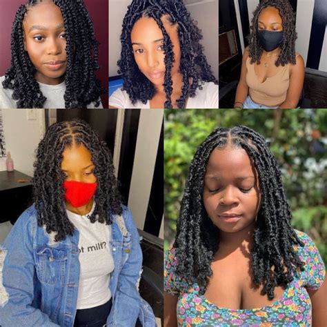 Styles Crochet Hair Distressed Butterfly Locs Brai Grandado