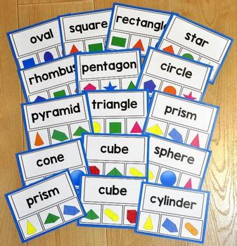 Shapes Task Cards Identifying Shapes By File Folder Heaven TpT