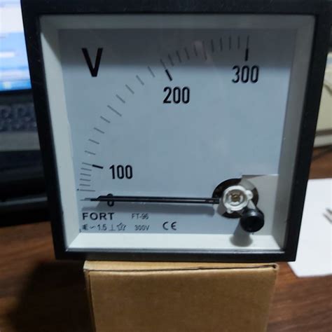 Jual Volt Meter Analog Volt Panel Meter Voltmeter Fort Shopee Indonesia