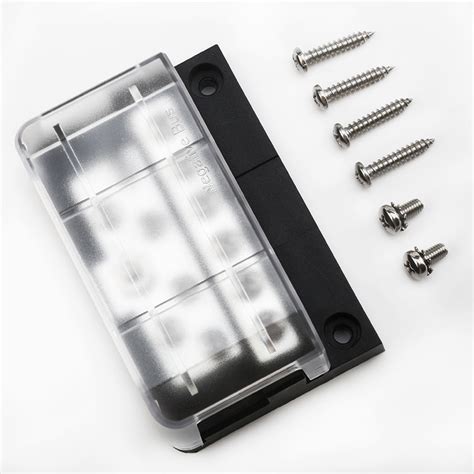 12 Way Negative Bus Bar Modular Power Distribution Block Fuse Block Holder 32V 100A For Car