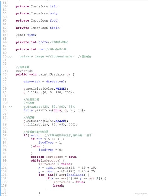 使用java实现一个简单的贪吃蛇小游戏 java实现账号排名制贪吃蛇 csdn博客