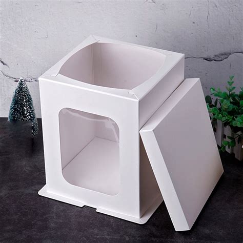 1 Pc Thicken Cake Box Dessert Storage Case Cake Pa Grandado