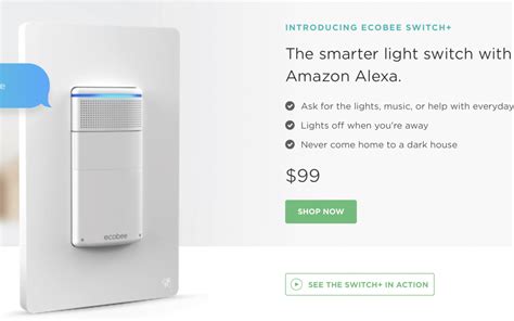 A Talking Light Switch Ecobee Switch By Joe Dugandzic Podfeet Podcasts