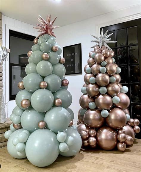 25 Diy Balloon Christmas Tree Ideas Nikkis Plate