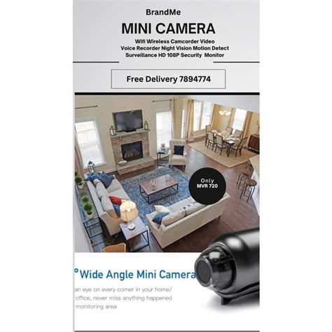 Introducing Our Mini Wifi Spy Camera Mvr 650 Call 7894774 Ibay