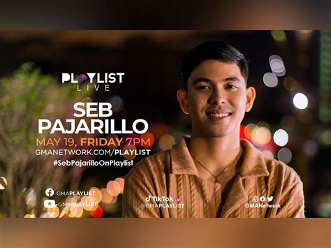 Catch Seb Pajarillo On Gma Playlist This May 19 Gma Music