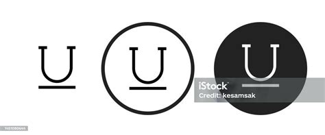 밑줄 아이콘 세트입니다 웹 사이트 설정 아이콘 벡터입니다 컴퓨터 및 모바일용 0명에 대한 스톡 벡터 아트 및 기타 이미지 0