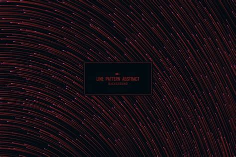 Premium Vector Abstract Red Line Technology Design Pattern Artwork Background