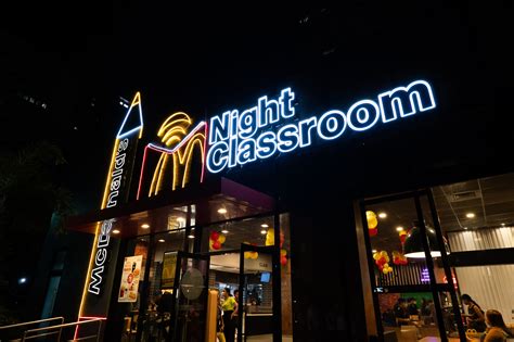 Mcdonalds Night Classrooms Light Up Again Metro Style