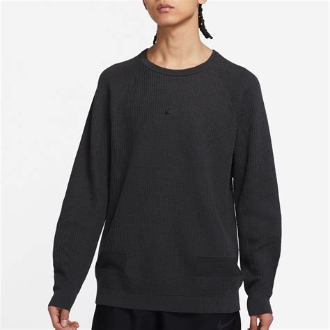 Mens Nike Round Neck Long Sleeves Casual Sports Pullover Wool Sweater