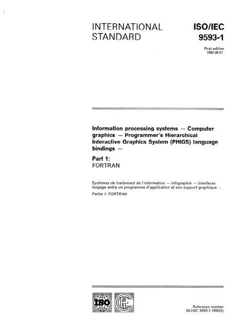 Isoiec 9593 11990 Information Processing Systems — Computer