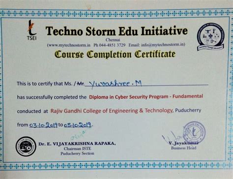 Yuvashree Yuvi On Linkedin Cyber Security Program