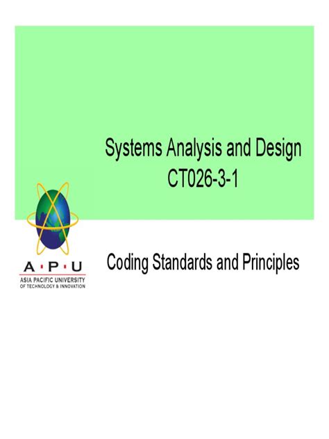 Week 11 Implementation Coding Principles Pdf Computer
