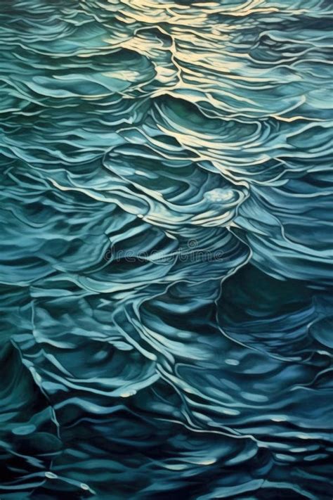 Reflections On Water Creating Wavy Patterns Stock Illustration Illustration Of Tranquil