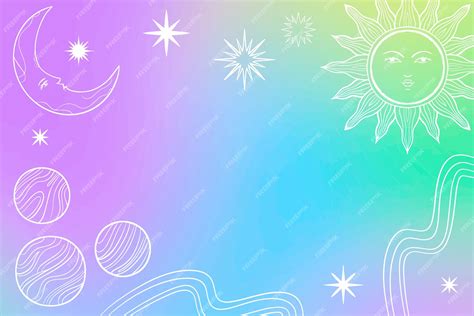 손으로 그린 무지개 반짝이 배경 무료 벡터