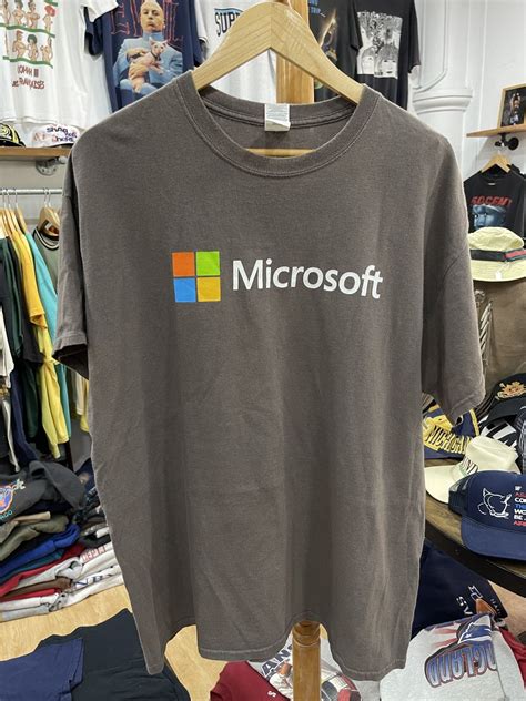 Gildan × Microsoft × Vintage Vintage Microsoft T Shirt Grailed