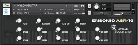 Ensoniq Asr 10 Kontakt Library Virtual Instrument Nki Vst