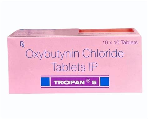 Oxybutynin Chloride Tablet Tropan 5 Tablet Latest Price