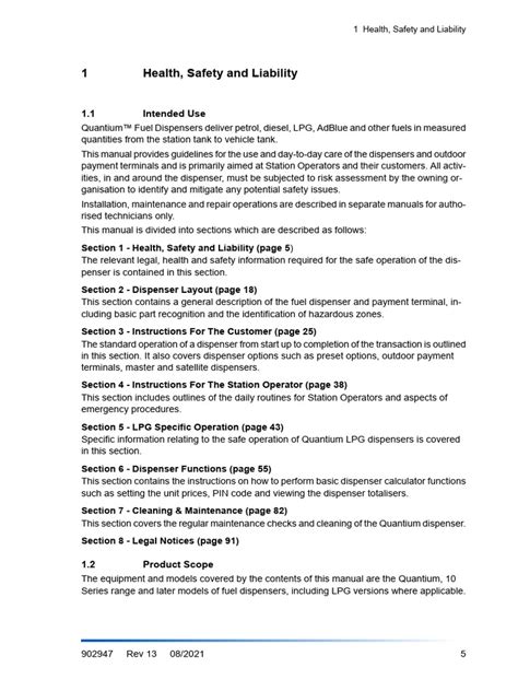 Quantium User Manual Rev13 Health And Safety Pdf