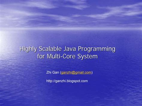 Highly Scalable Java Programming For Multi Core System Pdf Programming Languages Computing