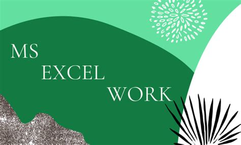 Do Data Entry And Enter Formulas In Excel Sheet By Ummefizza Fiverr