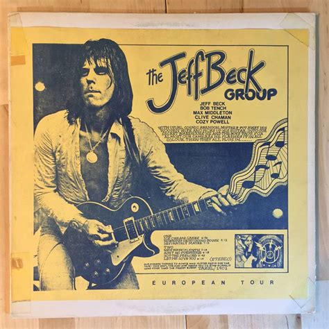 Lp Us盤 ブート Jeff Beck Group European Tour Takrl 1901 ジェフ ベック