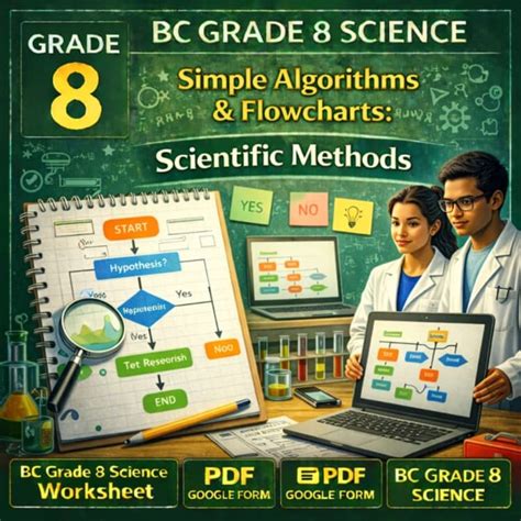 Bc Grade 8 Science Simple Algorithms And Flowcharts Reading