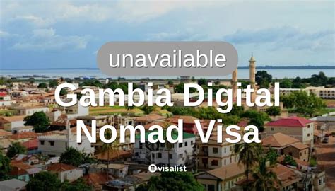 Gambia Digital Nomad Visa For Chad Citizens 2025 Visa List